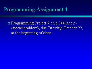 Programming Assignment 4